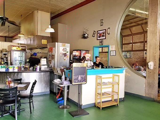 The open kitchen design lets you watch the breakfast magic happen while skilled cooks craft your morning favorites.