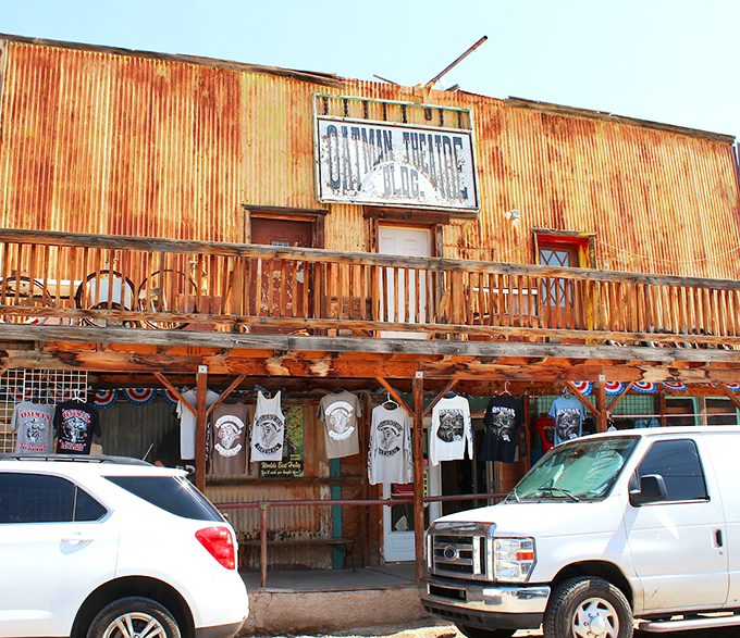 Where the Wild West meets wild fashion choices. These tees are perfect for those "I survived Oatman" moments.