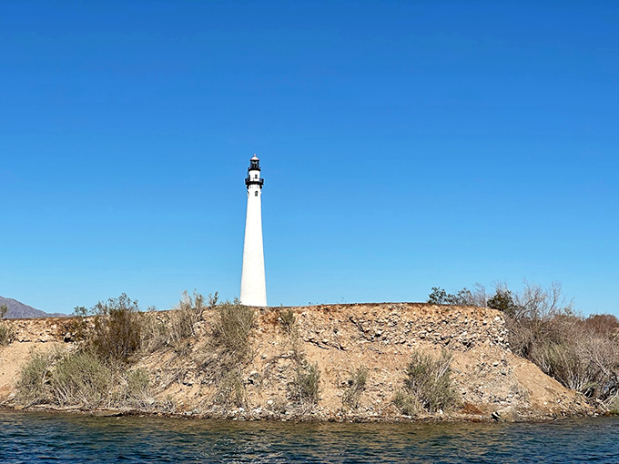 Is it just me, or does this lighthouse look a bit lost? Don't worry, buddy, you're exactly where you're meant to be! 