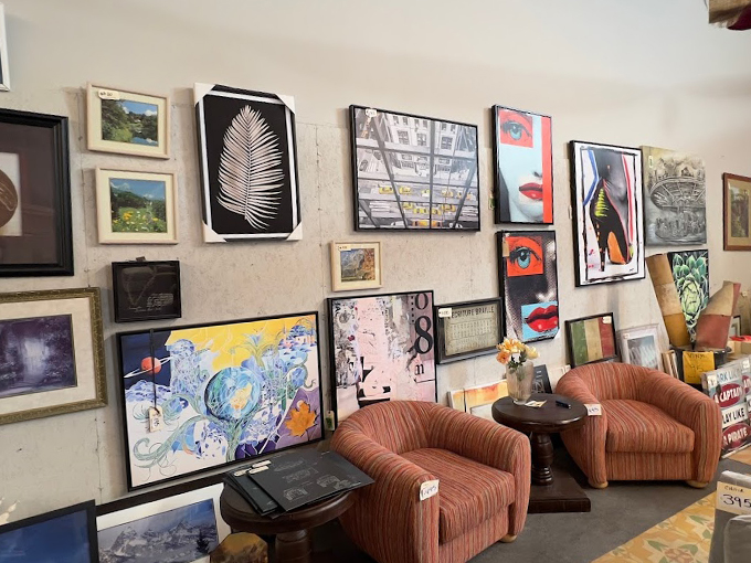 Wall-to-wall wonder! This art display isn't just eye candy, it's a full-course meal for your senses. Warning: may cause spontaneous redecorating urges. Photo credit: Paul Angileri