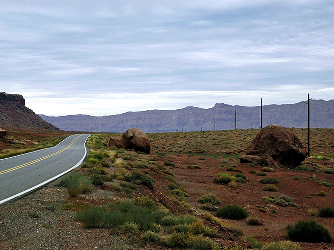 Nature's gallery wall: these stratified cliffs showcase millions of years of Earth's history in vibrant color.
