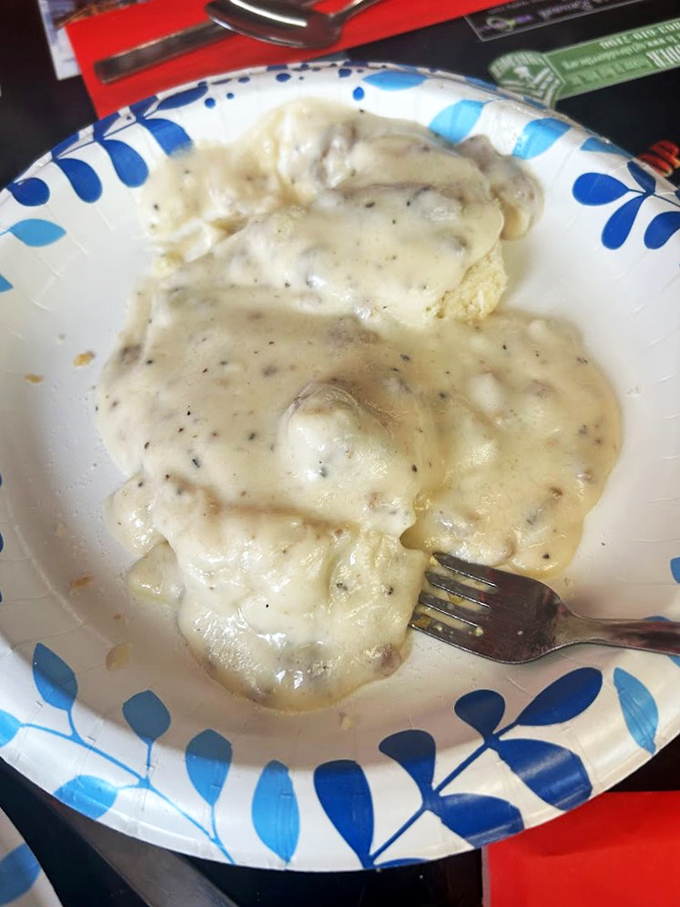 Fluffy biscuits drowning in creamy gravy &ndash; it's the breakfast of champions and the envy of dietitians everywhere.
