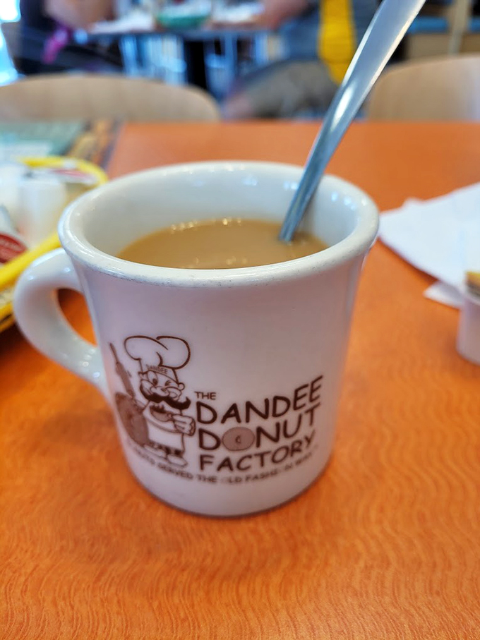 The perfect sidekick to your donut adventure. This mug of liquid motivation is ready to kickstart your day!