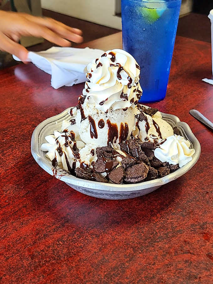 Forget the diet, you're on vacation! This dessert is so decadent, it makes Willy Wonka look like a health food nut.