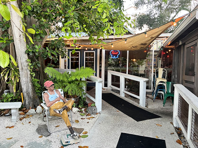 First impressions matter, and this entrance nails it! It's like the opening scene of a feel-good movie about finding your happy place.