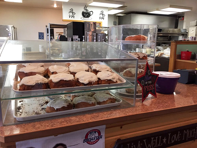 Cinnamon rolls so big, they need their own zip code! These gargantuan goodies are what sweet dreams are made of—literally, you might need a nap after tackling one.