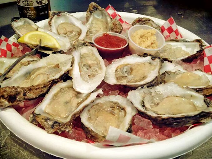 Oysters on the half shell: nature's little cups of briny bliss. Slurp your way to seafood nirvana! 