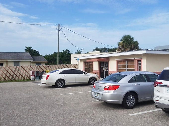 Park your appetite here! This unassuming lot is the gateway to a world of flavor that'll have you planning your next visit before you leave.