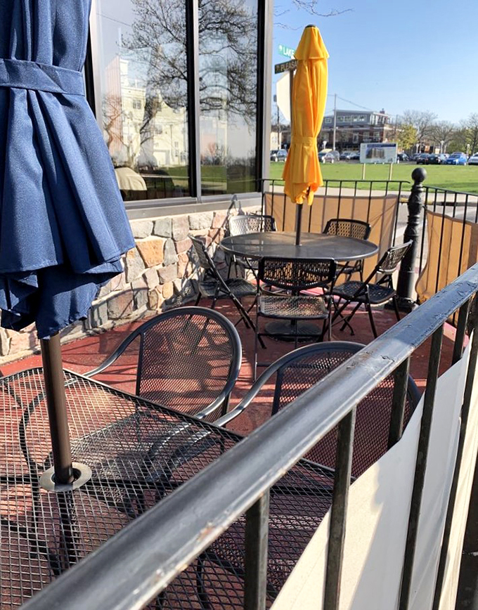 Schu's patio: where the people-watching is as delightful as the menu. Grab a seat, order a cold one, and watch the world go by in pure Michigan style.