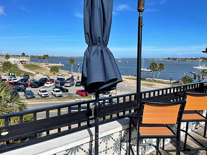 Rooftop goals: achieved. With comfy seats and a panoramic view, this is where sunset cocktails become an art form. Cheers to the good life!