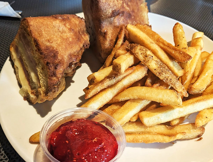 The sandwich that launched a thousand lunch breaks. Paired with those golden fries, it's the midday meal that will make you forget all about that sad desk salad.
