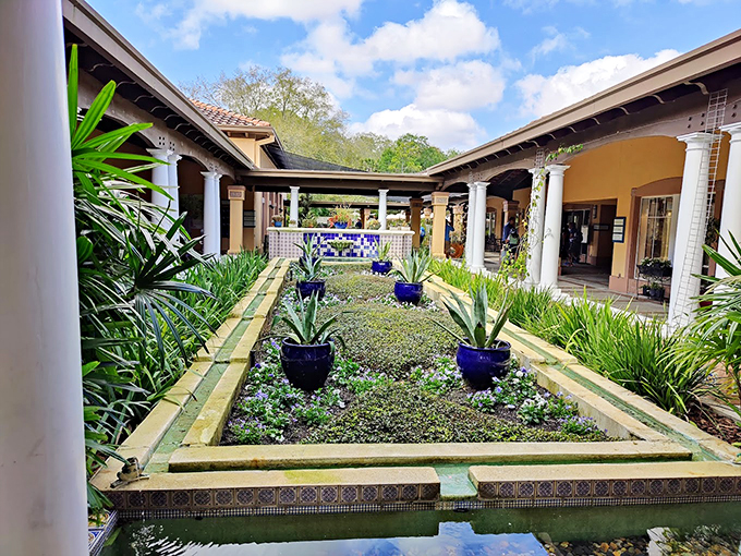 Welcome to the jungle... if the jungle had impeccable landscaping and a gift shop. Indiana Jones would approve!