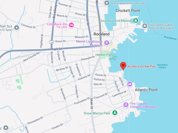 16 archer’s on the pier map