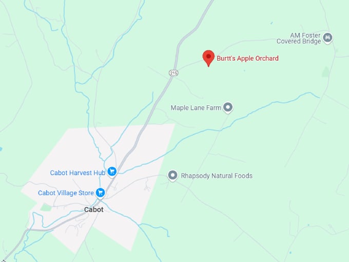 16 burtt's apple orchard map