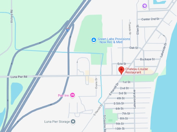 16 chateau louise restaurant map