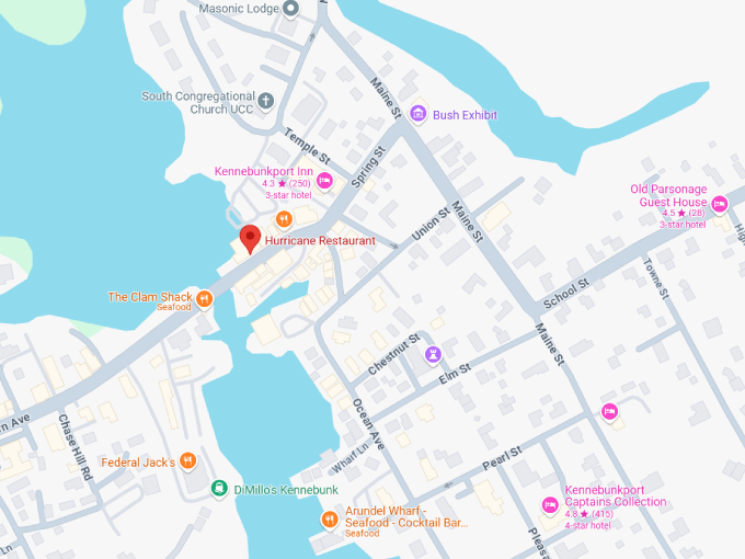 16 hurricane restaurant map