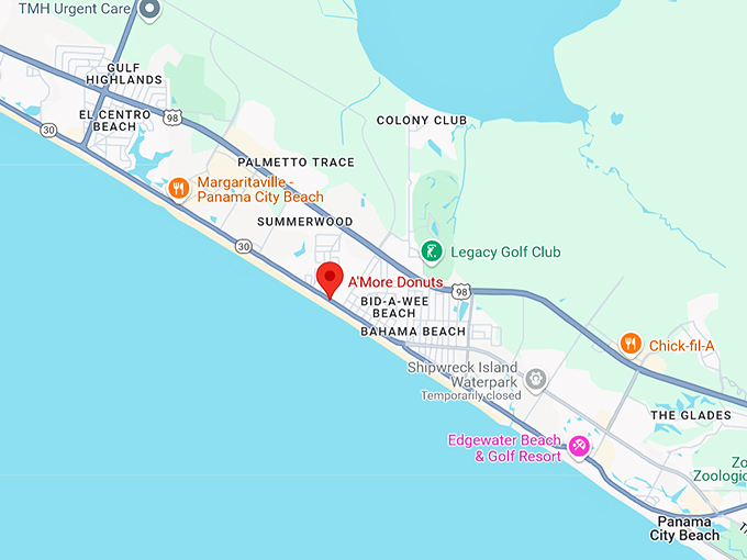 16. a'more donuts map