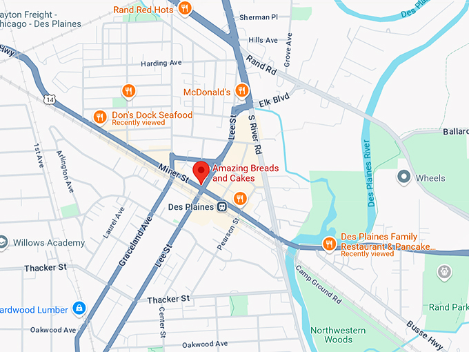 16. amazing breads and cakes llc map