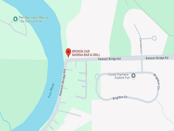 16. broken oar marina bar & grill map