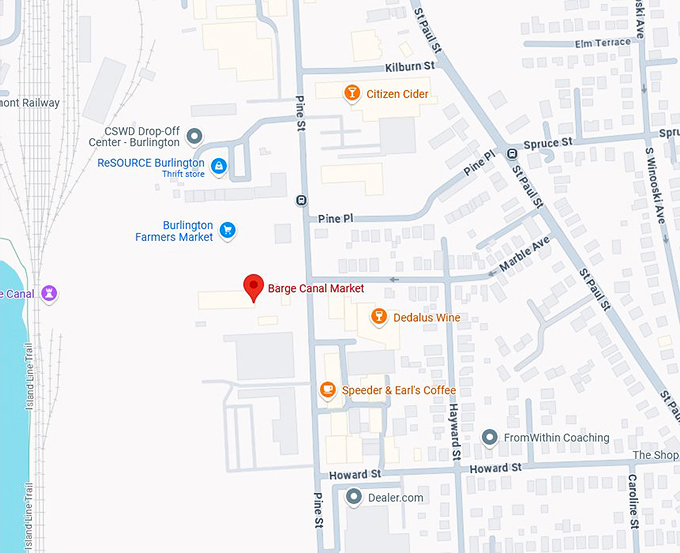 16. barge canal market map