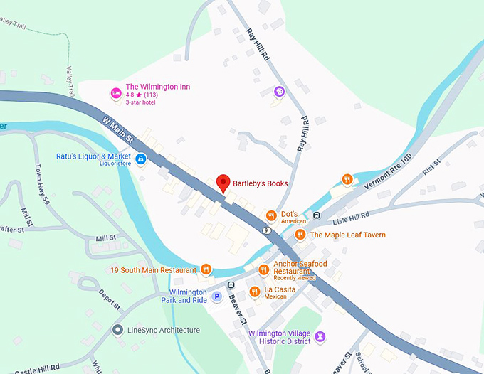 16. bartleby's books map