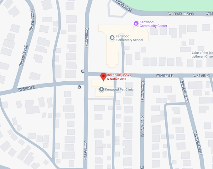 16. birchbark books & native arts map