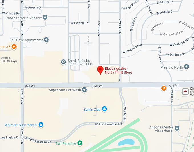 16. blessingdales north map