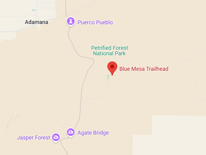 16. blue mesa trail map