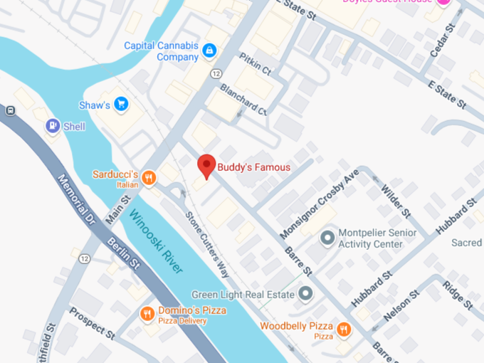 16. buddy's famous map