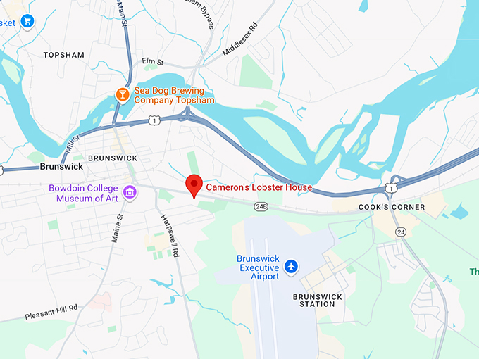 16. cameron's lobster house map