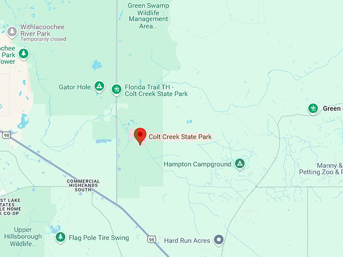 16. colt creek state park map