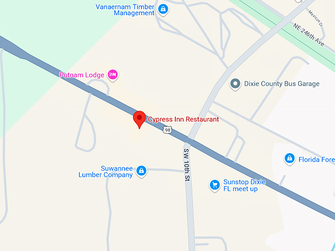 16. cypress inn restaurant map