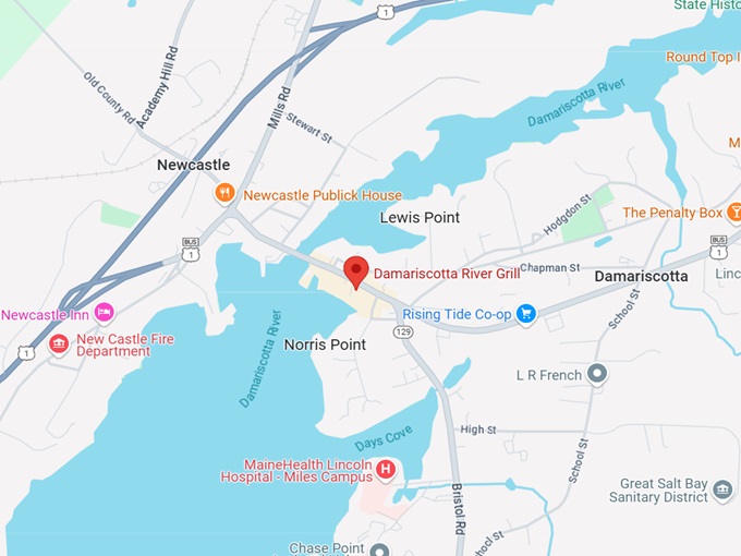 16. damariscotta river grill map