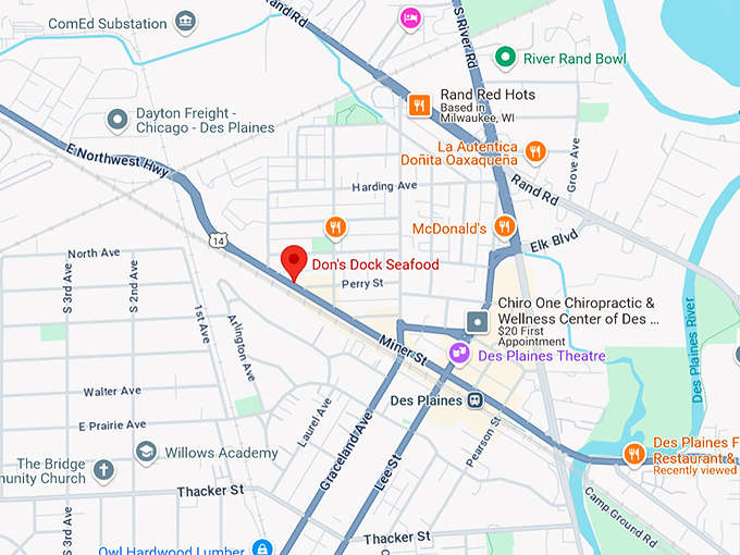 16. don&rsquo;s dock seafood map