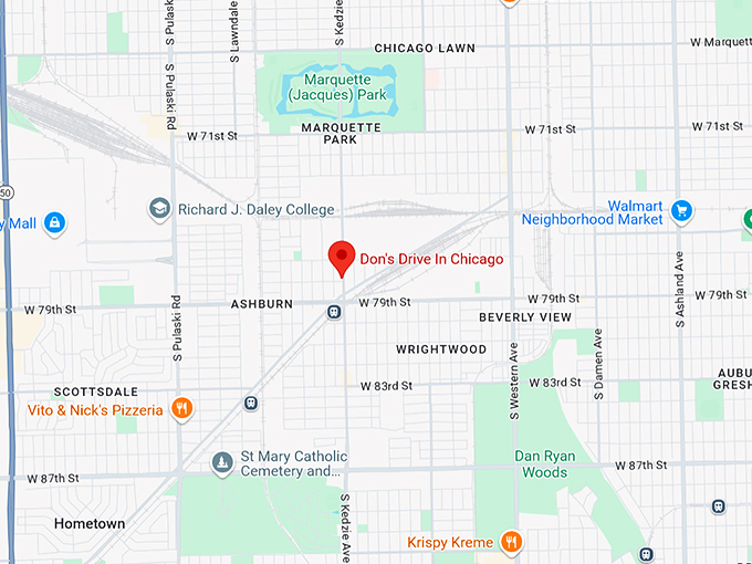 16. don&rsquo;s drive in chicago map