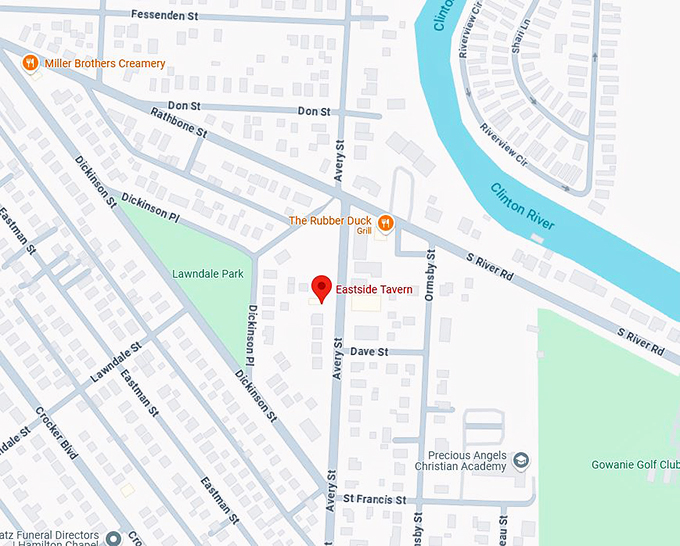 16. eastside tavern map