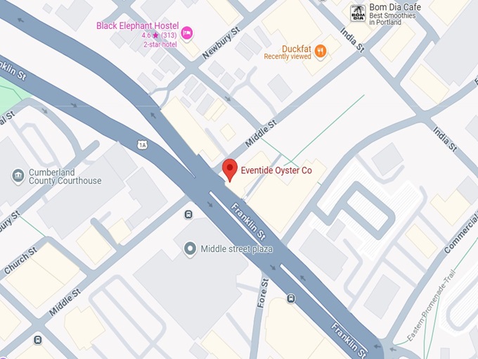 16. eventide oyster co. map