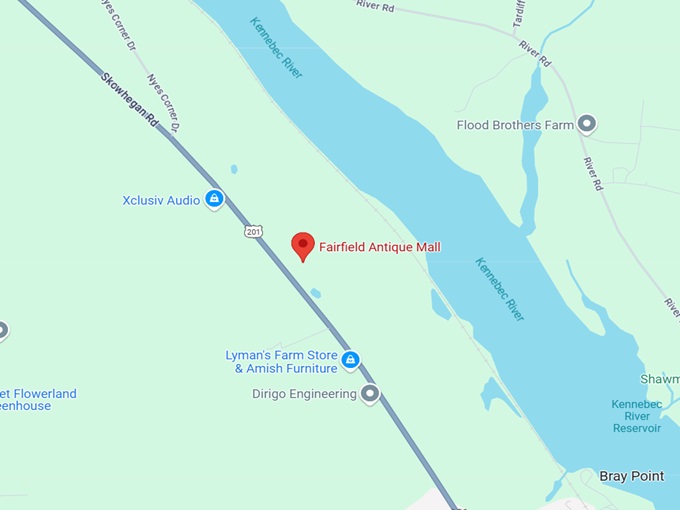 16. fairfield antique mall map