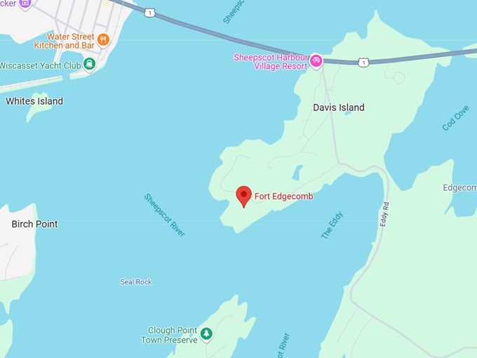 16. fort edgecomb map