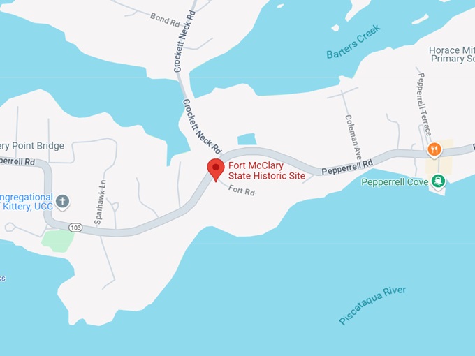 16. fort mcclary state historic site map