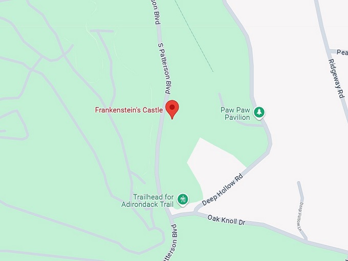 16. frankenstein;s castle map