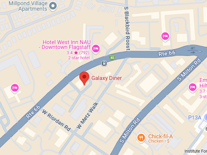 16. galaxy diner map