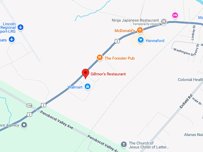 16. gillmor's restaurant map
