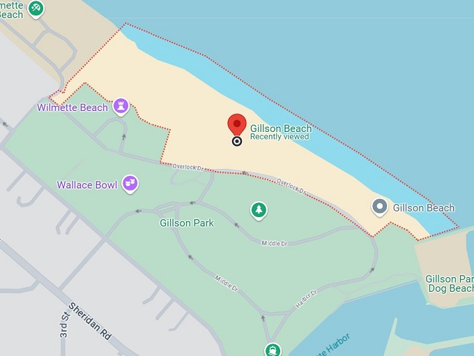 16. gilson beach map