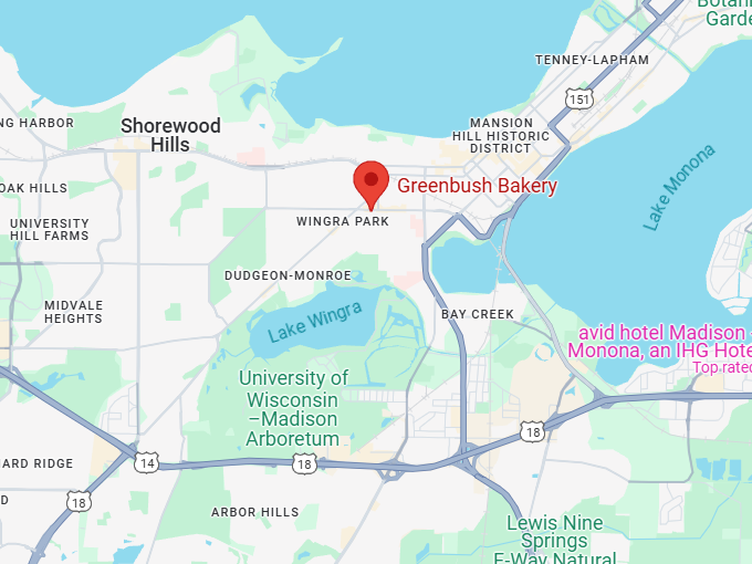16. greenbush bakery map