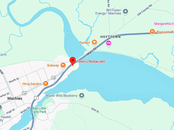 16. helen's restaurant map