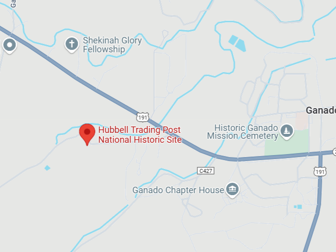 16. hubbell trading post national historic site map