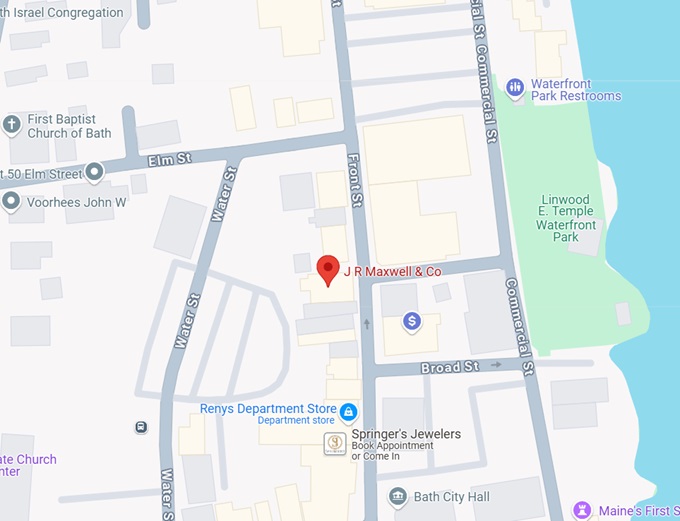 16. j r maxwell & co. map