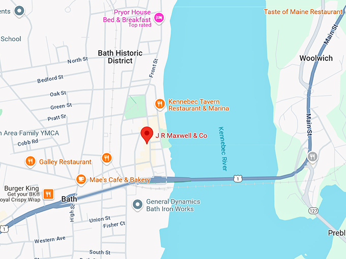 16. j r maxwell & co. map