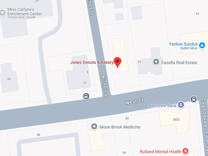 jones donuts & bakery map